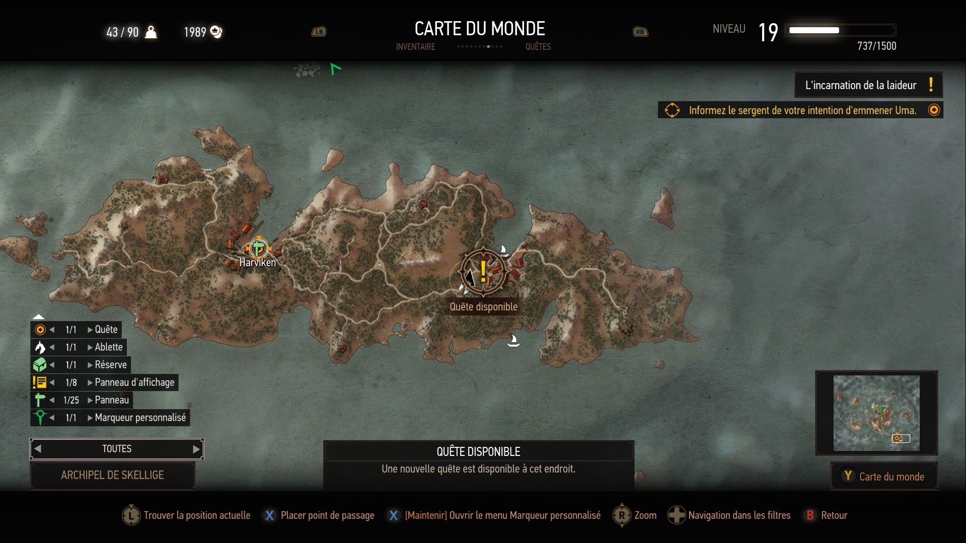 Île de Faroe The Witcher 3 : Liste des quêtes secondaires - Millenium