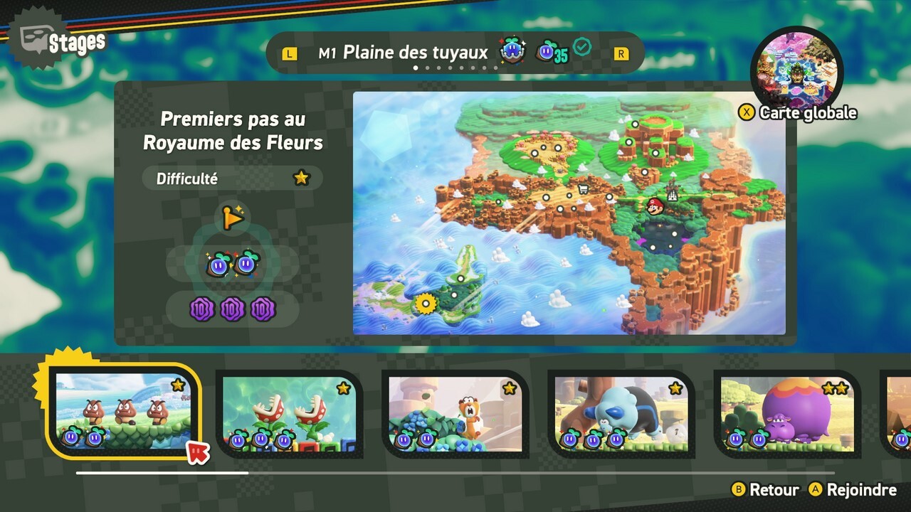 Plaine des Tuyaux Mario Wonder, Monde 1 : Liste complète des niveaux et ...