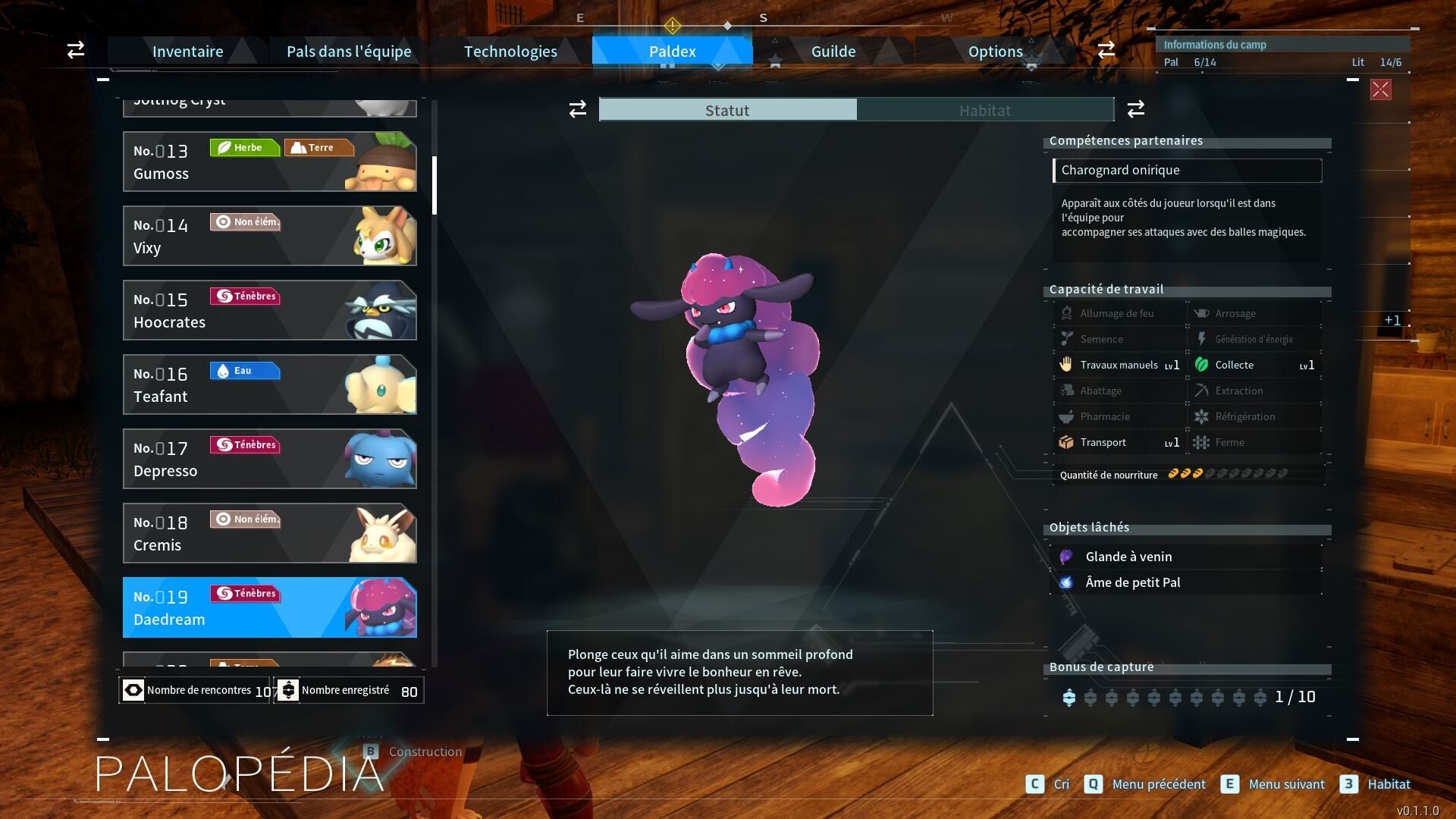 Palworld : 16 Pals qui ne se capturent que la nuit ! - Millenium