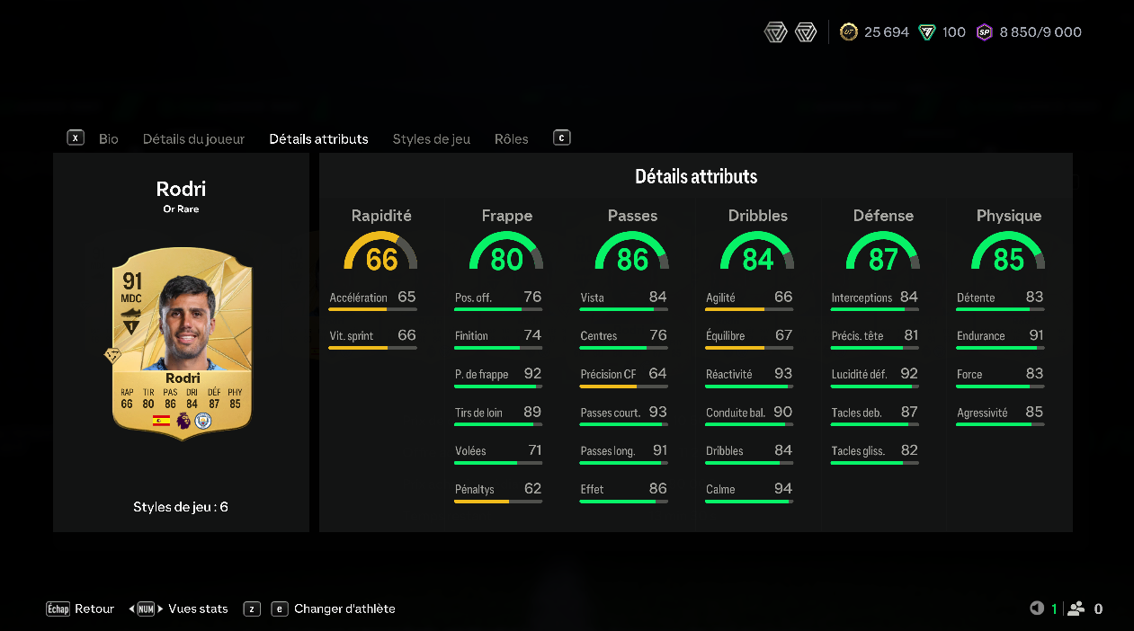 Ballon d'or 2024 : Rodri et Bonmati, les meilleures cartes à obtenir ...