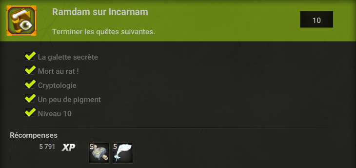 Ramdam sur Incarnam - Dofus Argenté : quêtes et progression, comment l ...