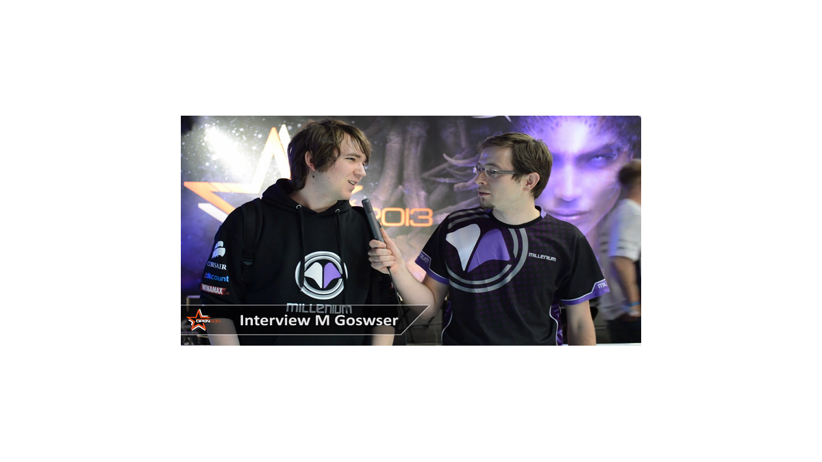 Interview de Goswser à la DreamHack - Millenium