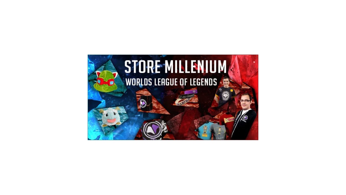 Goodies Millenium et LoL aux Worlds ! - Millenium