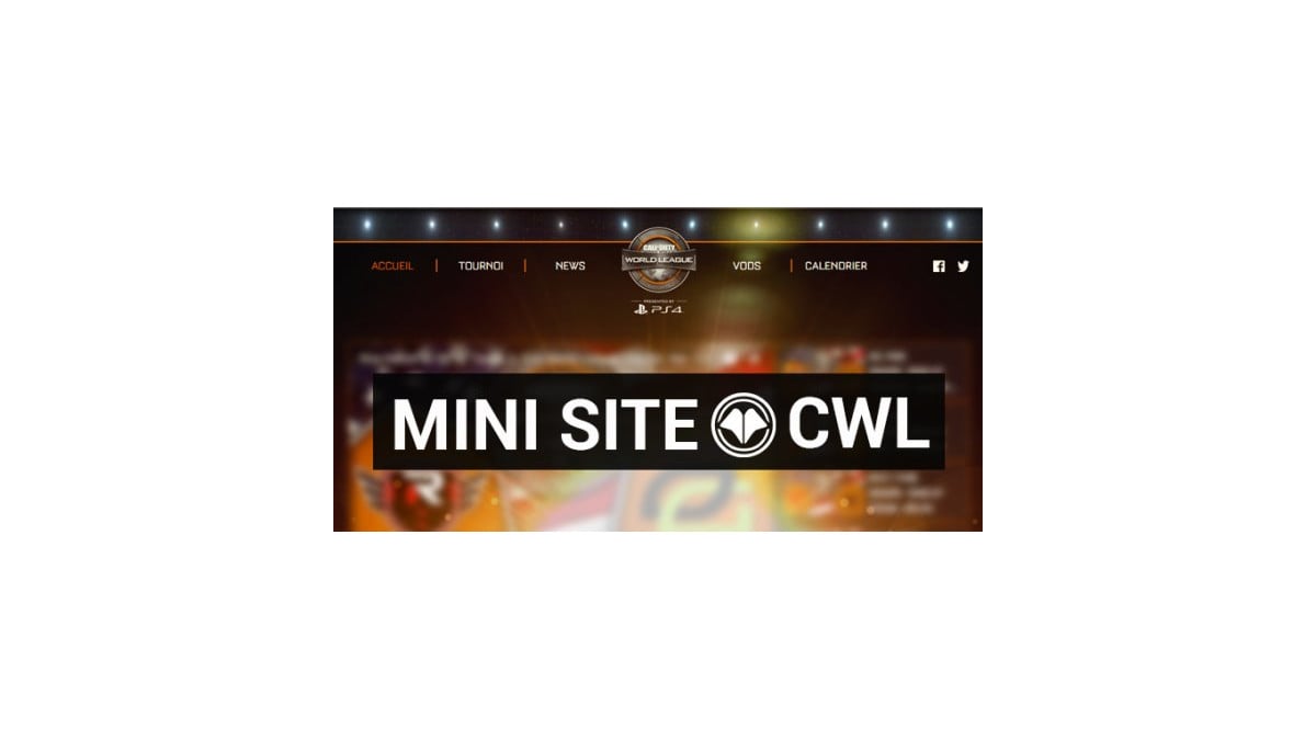 Mini site Millenium COD World League - Millenium