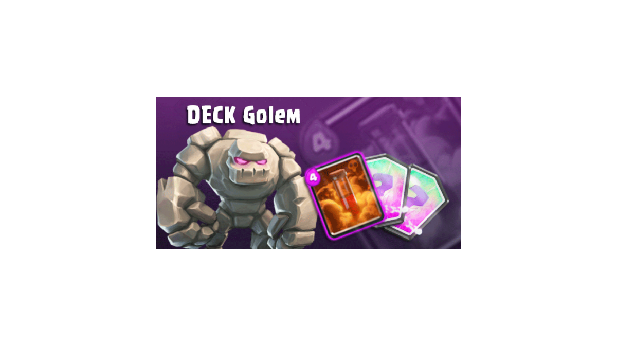 Clash Royal : deck push Golem / Poison - Millenium
