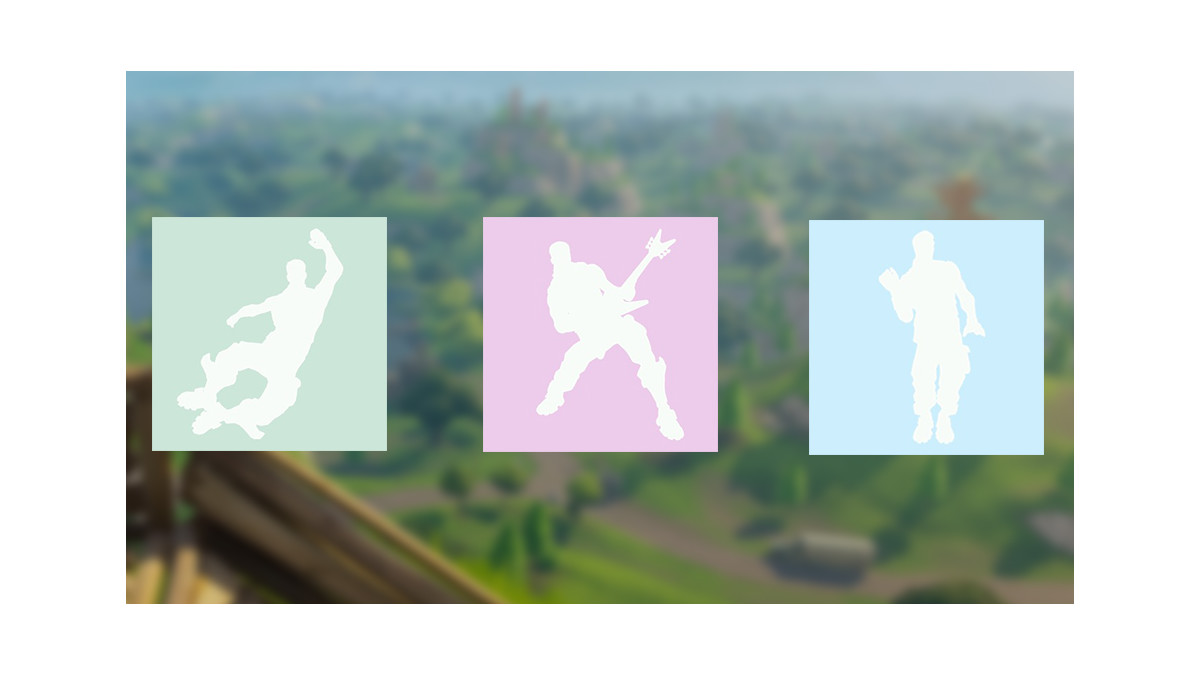 Fortnite : leak emote, Smooth ride, Heel click, Rock guitar - Millenium