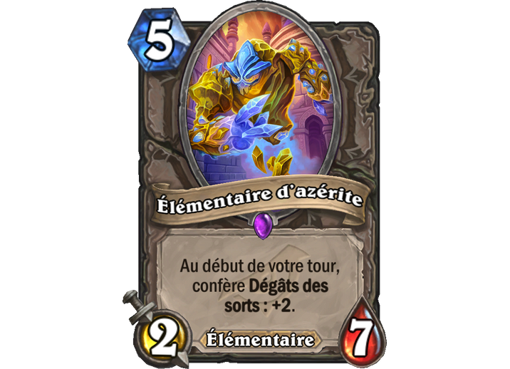 Hearthstone L'Eveil des Ombres : Élémentaire d'azérite (Azerite ...