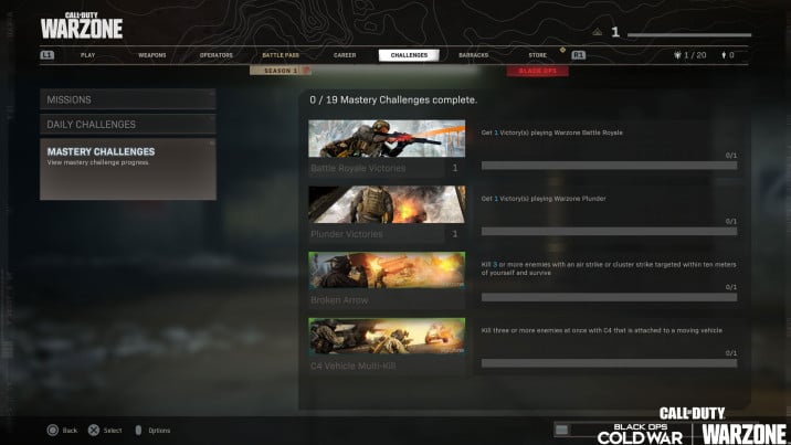 Dévoilement des menus Warzone sur Black Ops Cold War - Millenium
