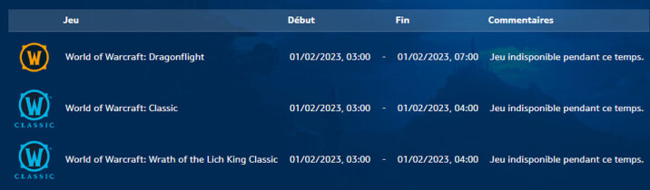 Server Status WoW : Comment savoir si une maintenance est terminée ...