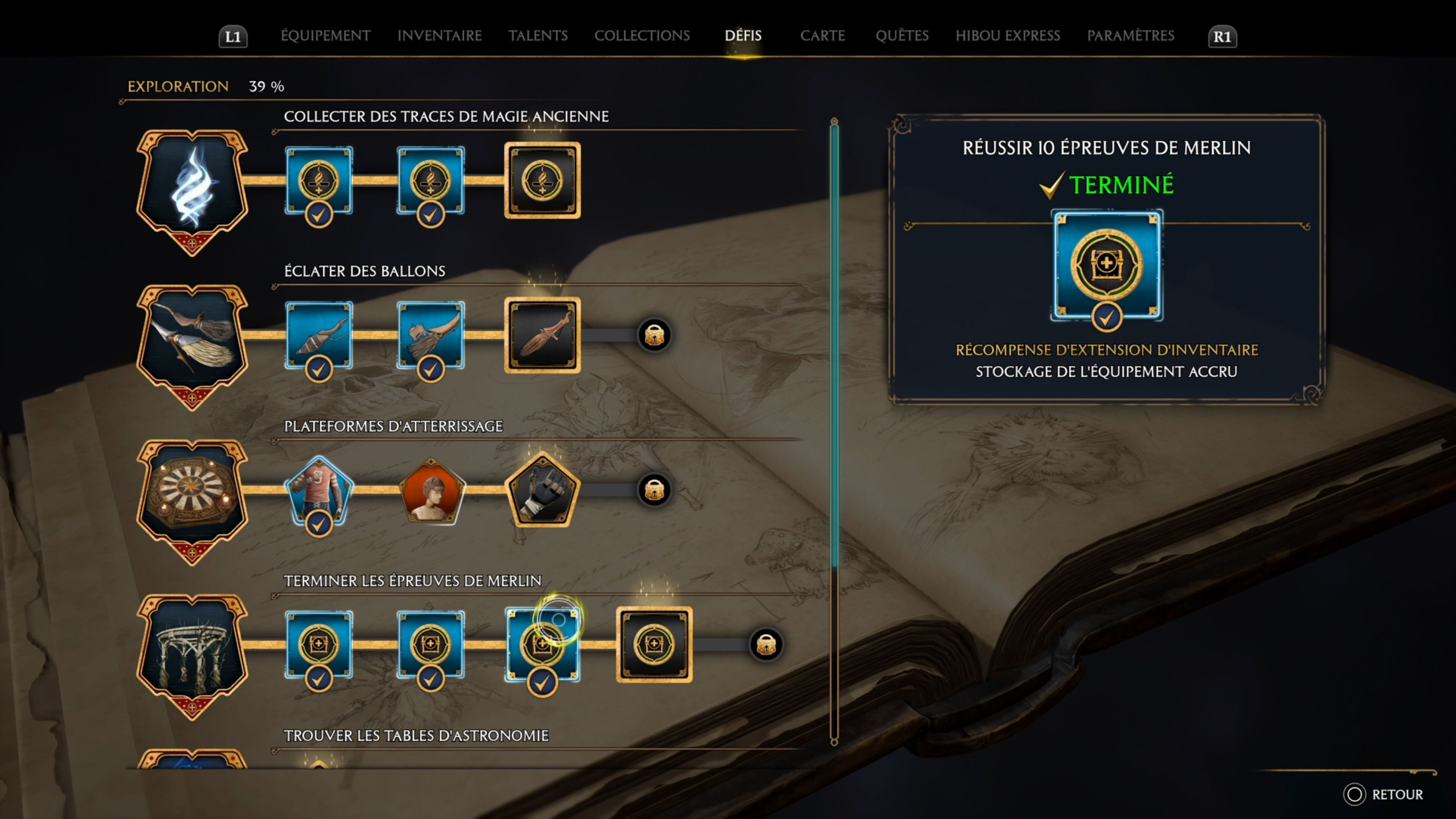 Agrandir son inventaire Hogwarts Legacy : Comment augmenter ses ...
