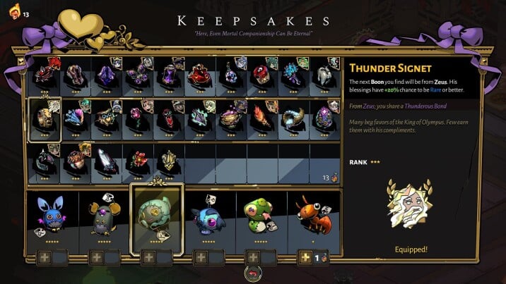 Hades : Tous les souvenirs & compagnons, et comment les obtenir - Millenium