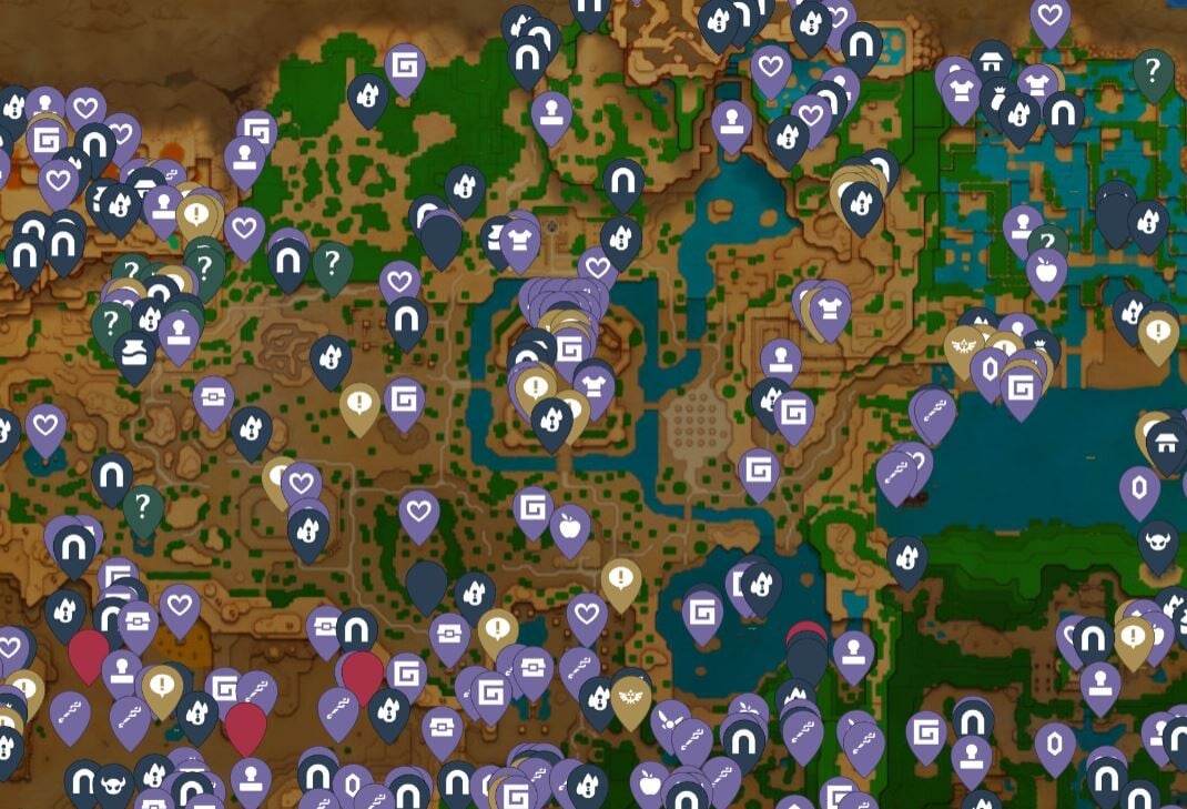 Carte interactive Zelda Echoes of Wisdom : la map complète pour tout trouver en 1 clic sur le ...