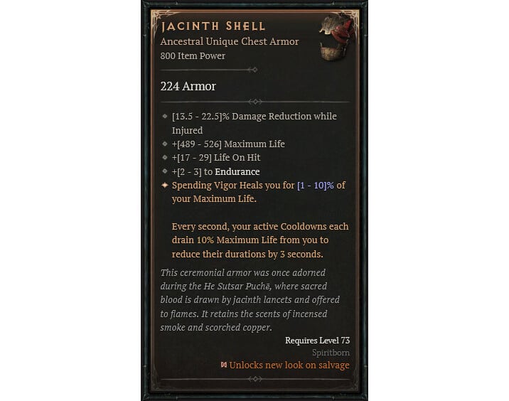 Nouveaux objets uniques et mythiques Diablo 4 Vessel of Hatred et ...