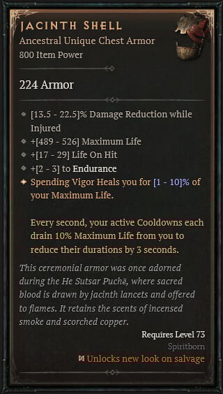 Nouveaux objets uniques et mythiques Diablo 4 Vessel of Hatred et ...