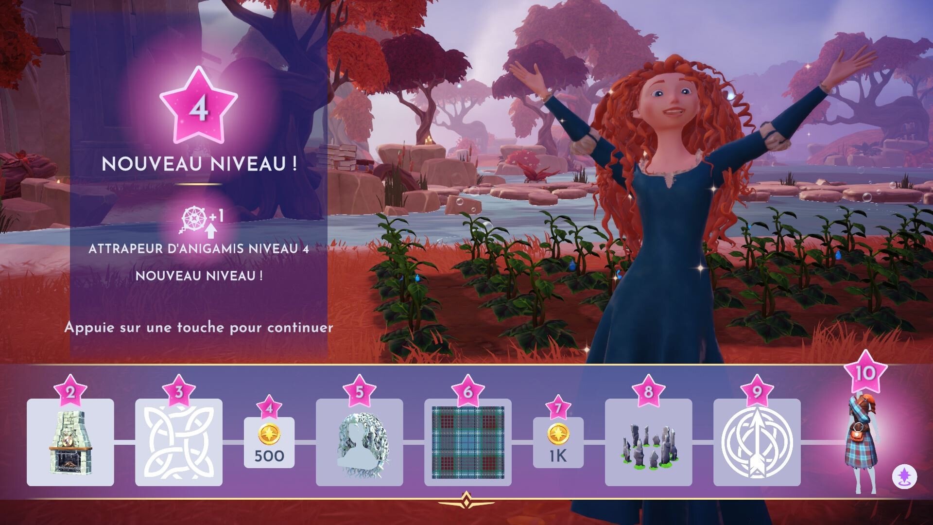 Merida Disney Dreamlight Valley : Bernard-l'hermite, Fondue acidulée ...