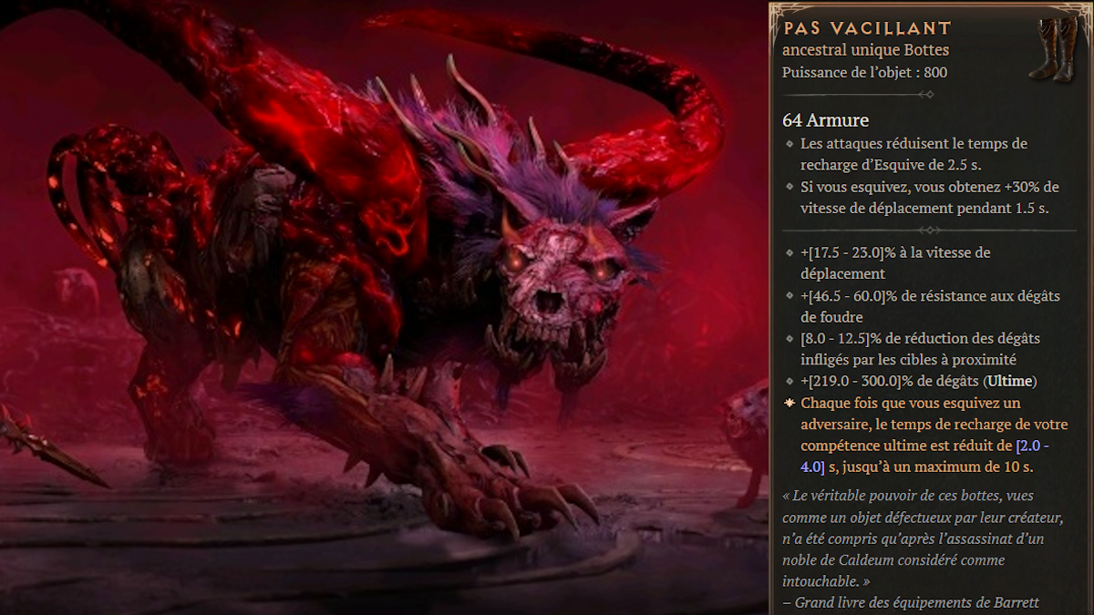 Pas vacillant Diablo 4 : Comment obtenir cet objet Unique durant la ...