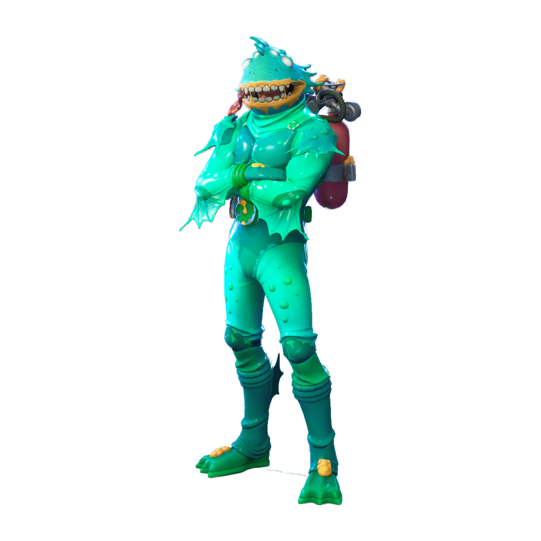 Homme-Poisson - Fortnite : skins, planeurs, pioches et emotes - Millenium