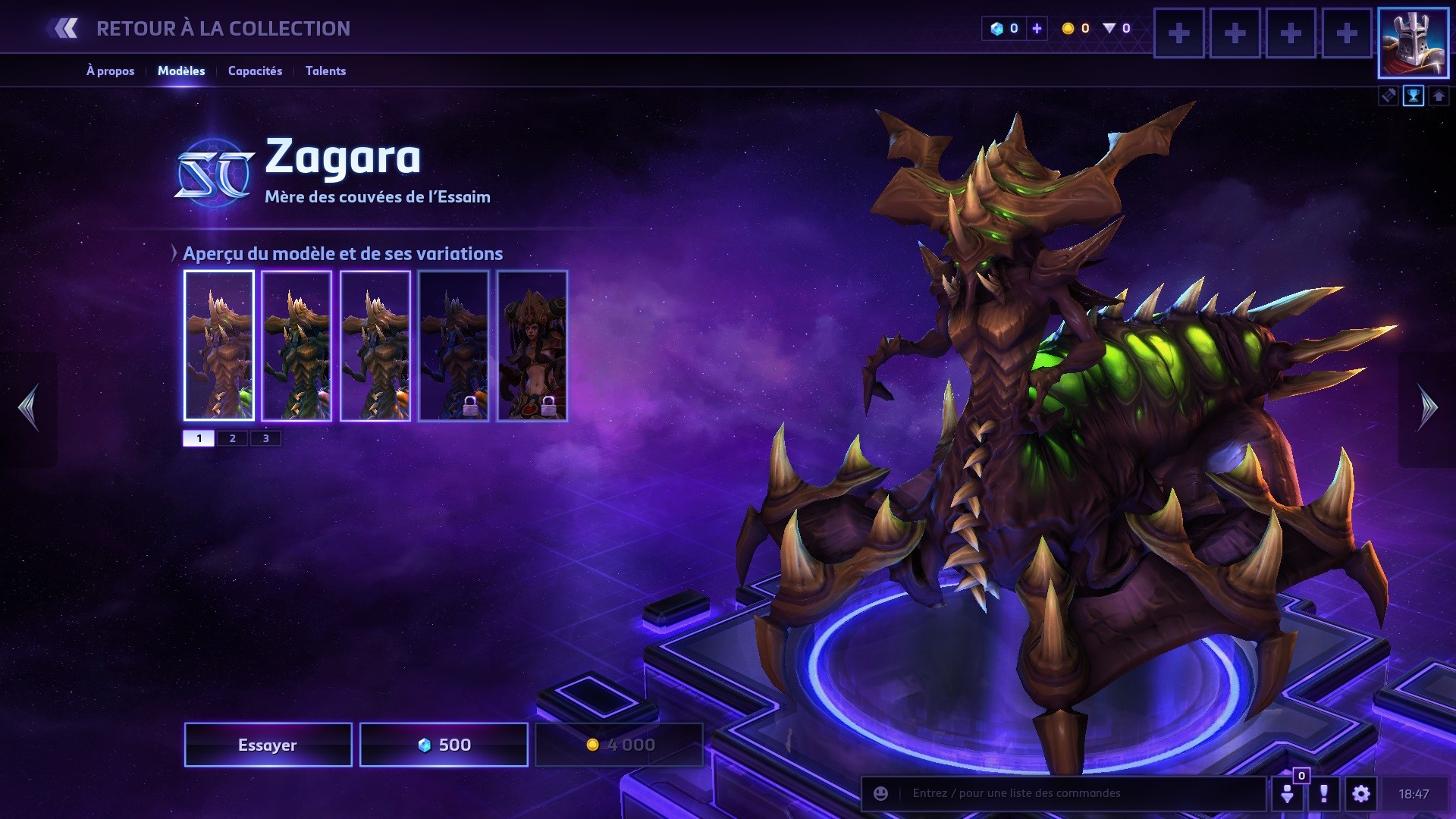 Zagara - Skins - Guides Héros HOTS - Millenium
