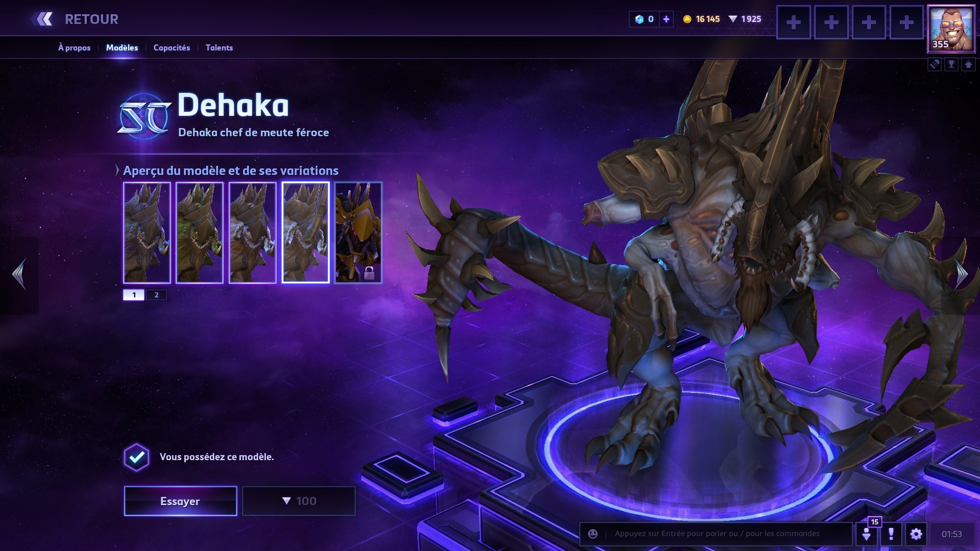Dehaka - Skins - Guides Héros HOTS - Millenium